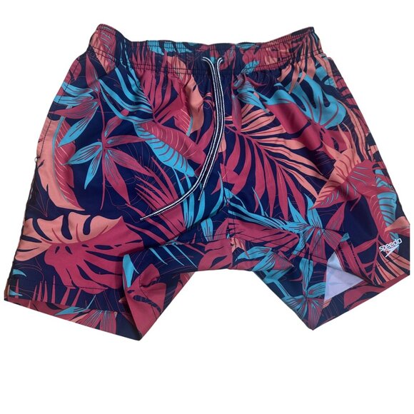 Speedo | Shorts | Speedo Mens Printed Redondo Edge 4 Volley Swim Trunks ...